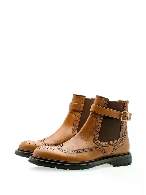 LOTTUSSE Walton Brogue-detail Ankle Boots