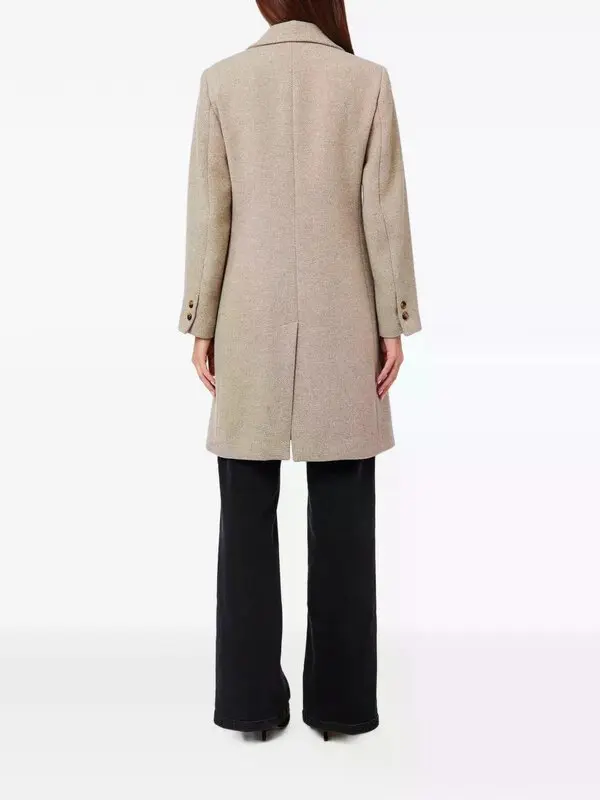 Liu Jo Midi Coat In Wool Blend