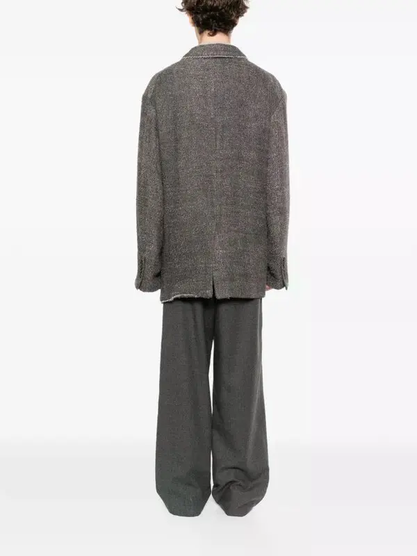 ZIGGY CHEN Raw-edge Single-breasted Jacket