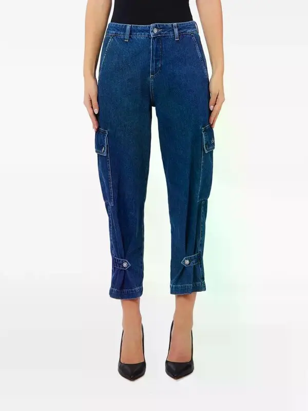 Liu Jo Balloon-leg Cargo Pants - Blue