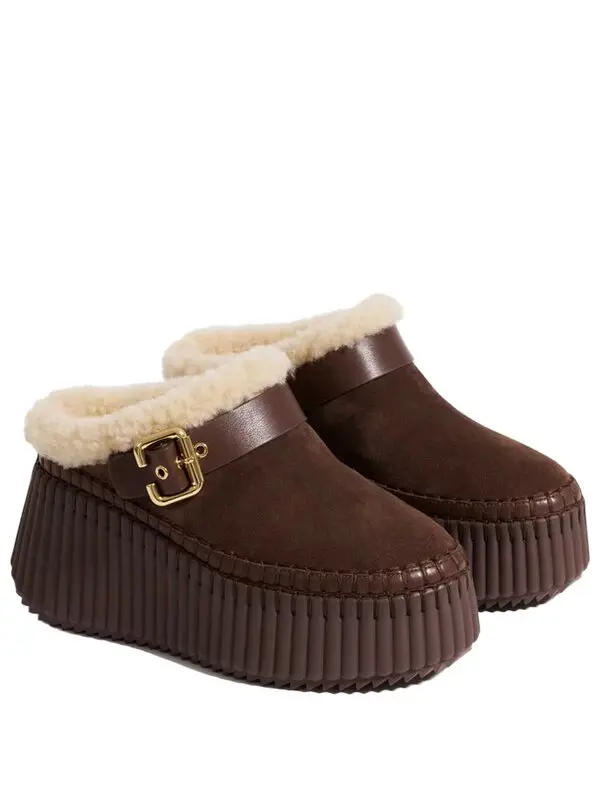Chloé Nama Wedge Sabot