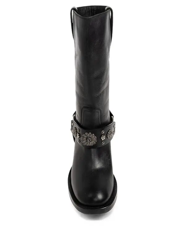 Chloé Dakota Vintage Effect Leather Boots