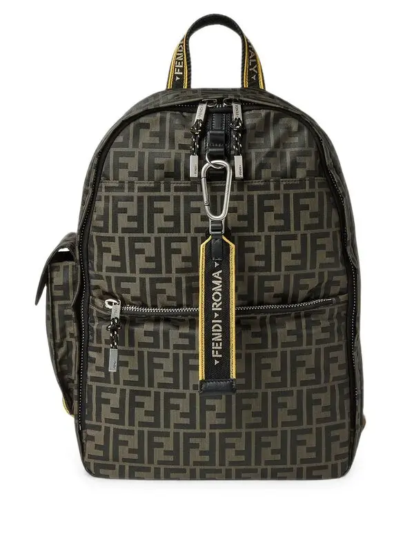 Fendi Climb Backpack In Superlight Ff Zucca Fabric