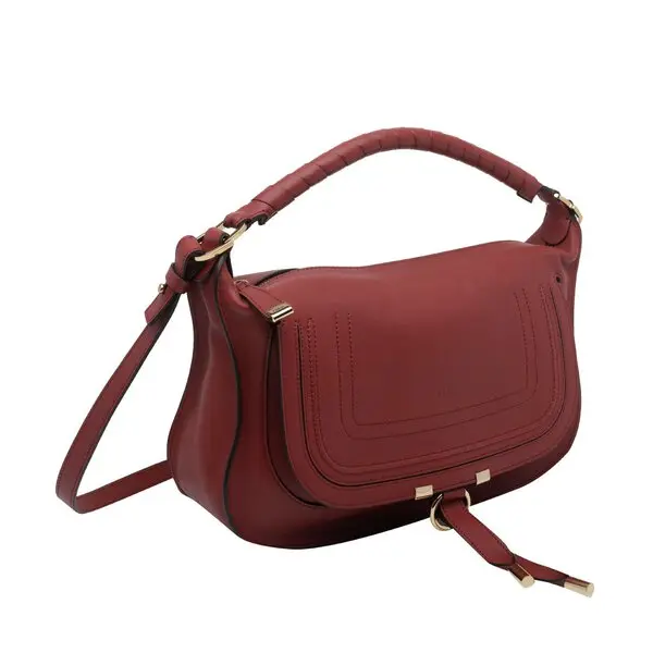 Chloé Marcie Small Shoulder Bag - Red