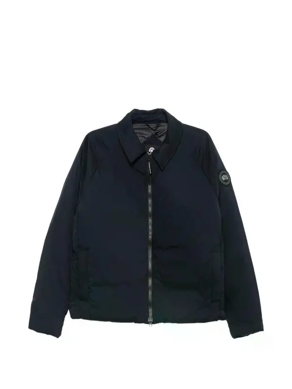 Canada Goose Logo-patch Raglan-sleeve Jacket - Blue