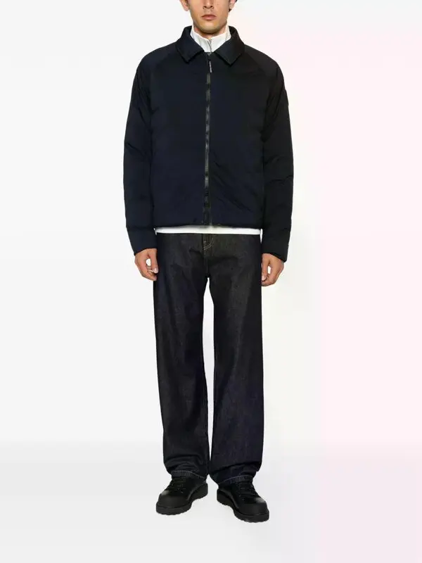 Canada Goose Logo-patch Raglan-sleeve Jacket - Blue