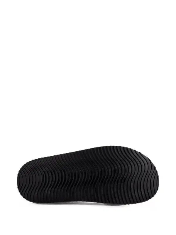 BLAUER. Bloom02 Eyelet-embellished Buckled Slides