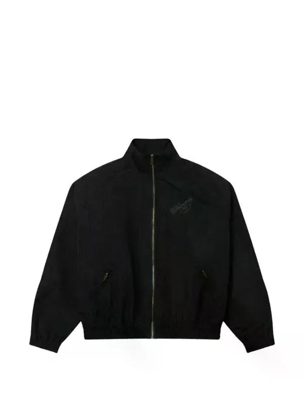 WILLY CHAVARRIA Pinstripe-pattern Zip-up Bomber Jacket