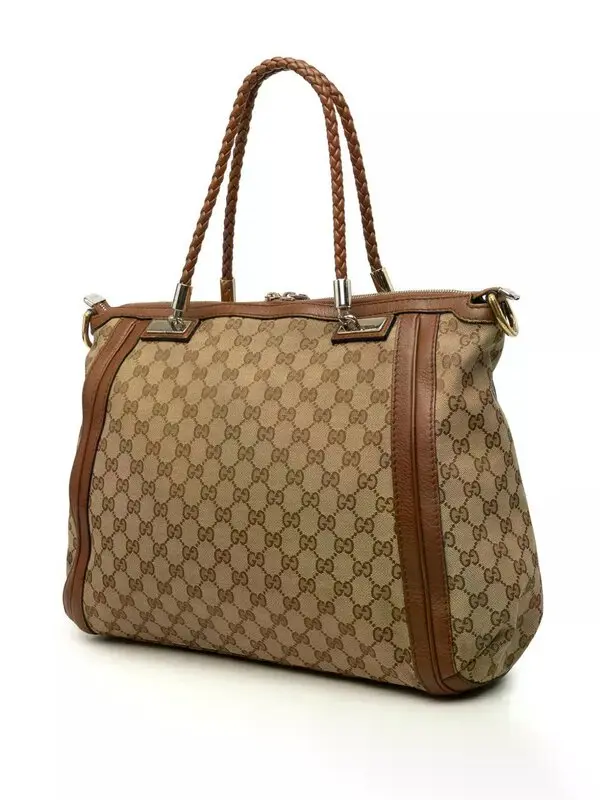 Gucci 2000-2015 Gg Canvas Bella Convertible Tote Satchel