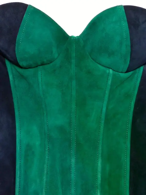 MITILIANE COUTURE Lace-up Corset Top
