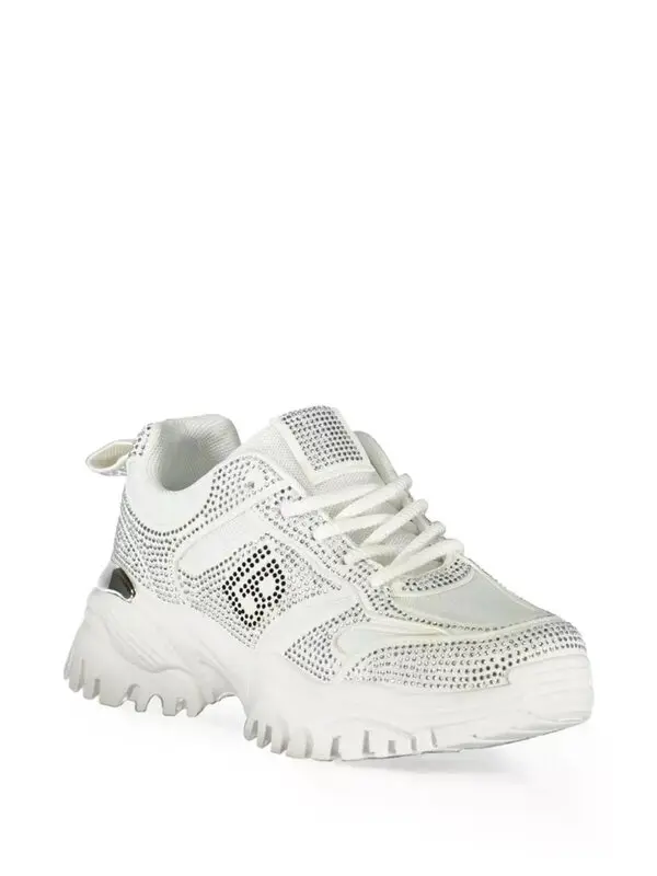 LAURA BIAGIOTTI Rhinestone-embellished Chunky Sneakers