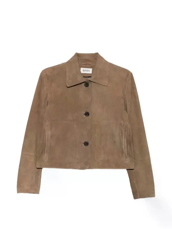 ARMA Emy Suede Jacket - Brown
