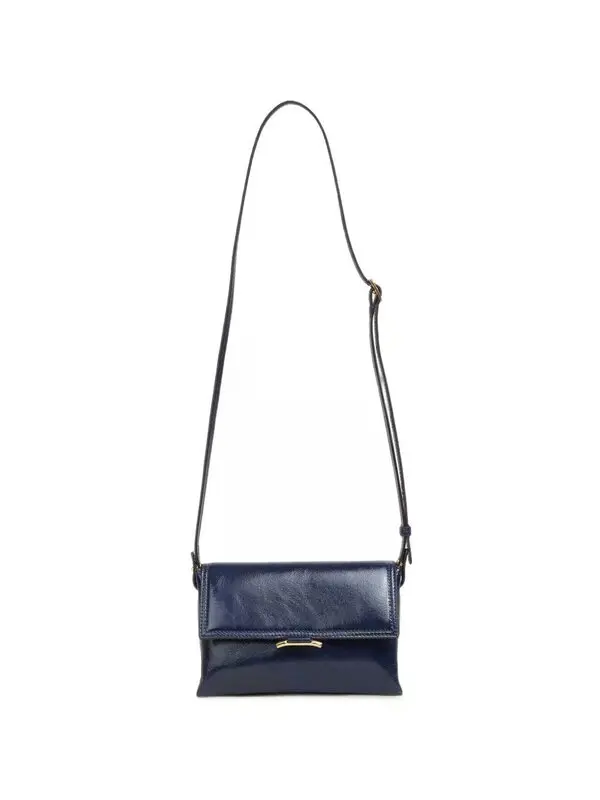 WANDLER Ida Trio Leather Mini Shoulder Bag - Blue