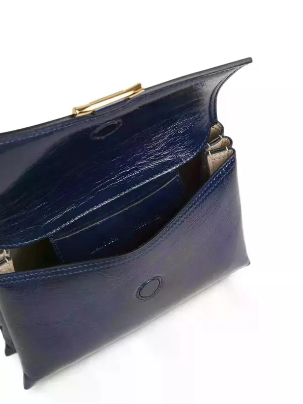 WANDLER Ida Trio Leather Mini Shoulder Bag - Blue