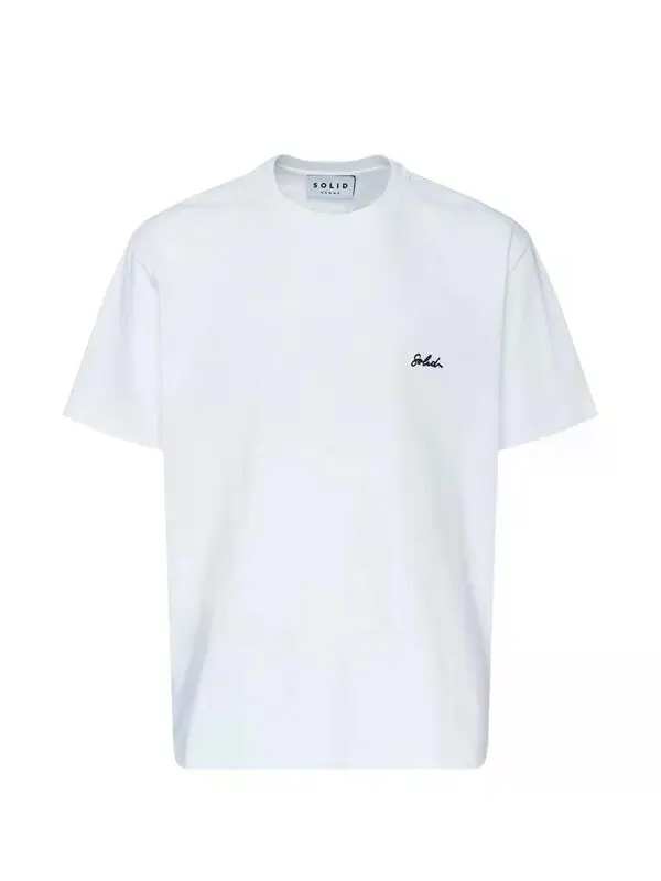 SOLID HOMME Signature Script T-shirt