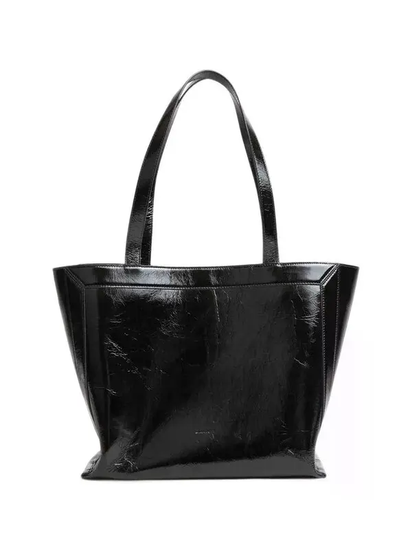 WANDLER Ida Crinkled-leather Tote Bag