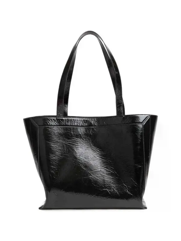 WANDLER Ida Crinkled-leather Tote Bag