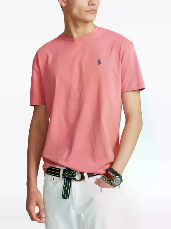 Polo Ralph Lauren Logo-embroidered T-shirt - Pink
