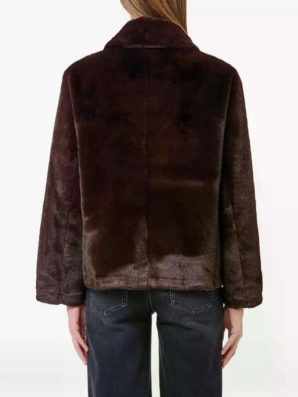Liu Jo Faux-fur Double-breasted Coat