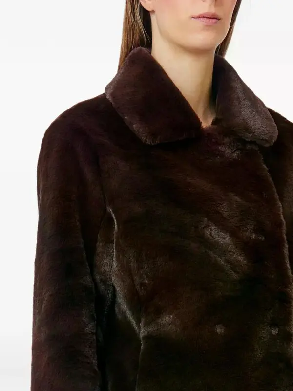Liu Jo Faux-fur Double-breasted Coat