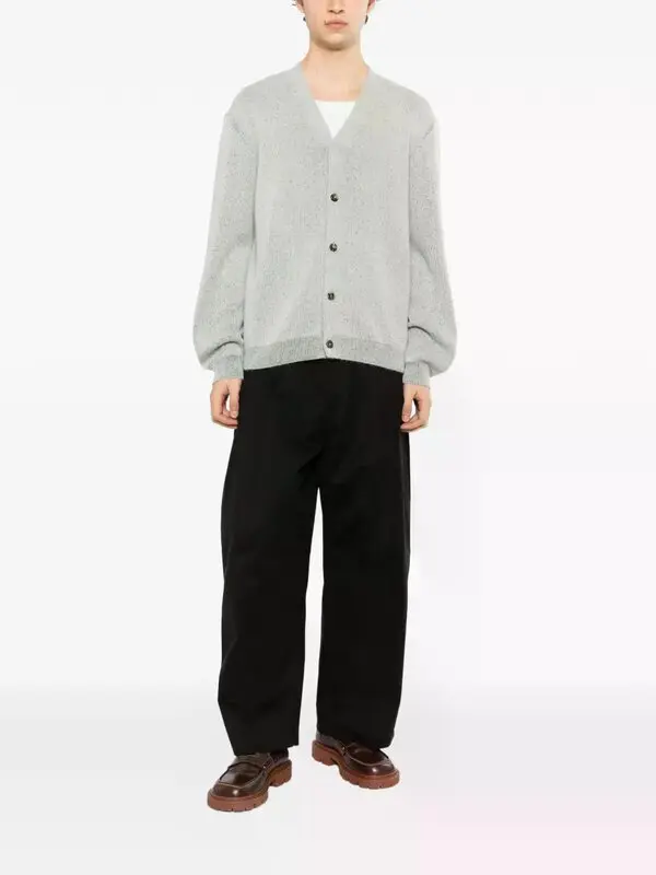 JW Anderson V-neck Melange Cardigan
