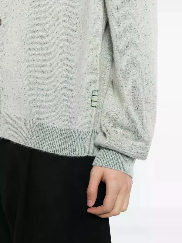 JW Anderson V-neck Melange Cardigan