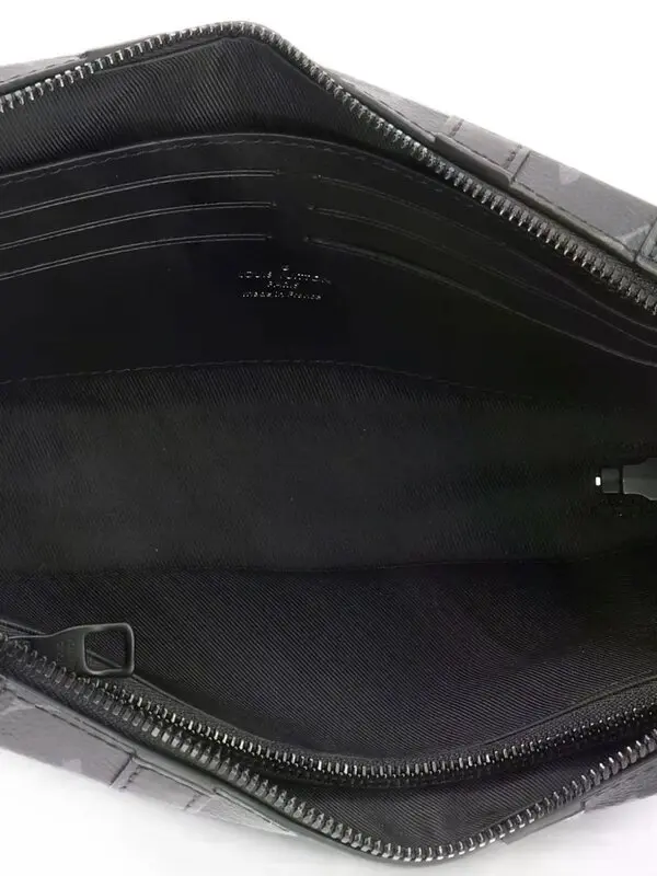 LOUIS VUITTON Soft Trunk Wallet Monogram Eclipse Canvas Clutch Bag