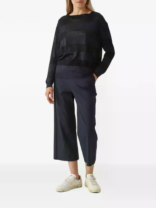 GRAN SASSO Elasticated-waist Cropped Trousers