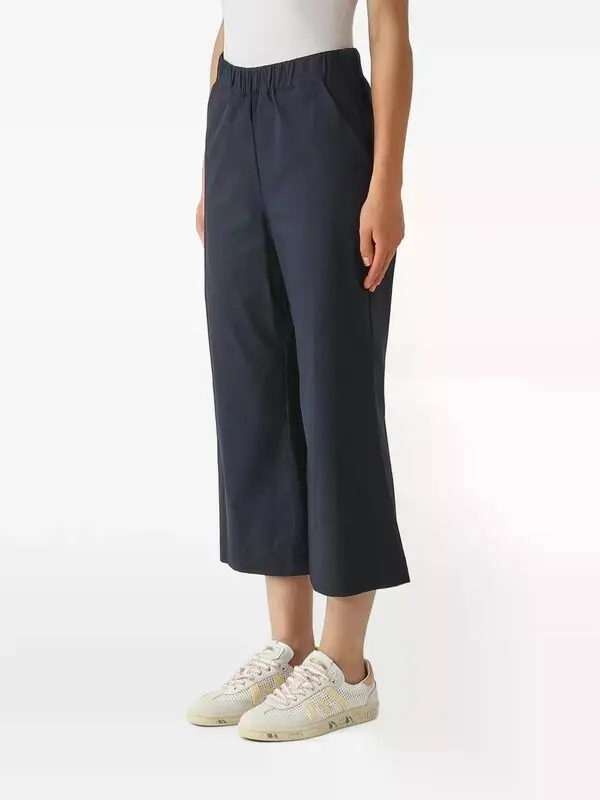 GRAN SASSO Elasticated-waist Cropped Trousers