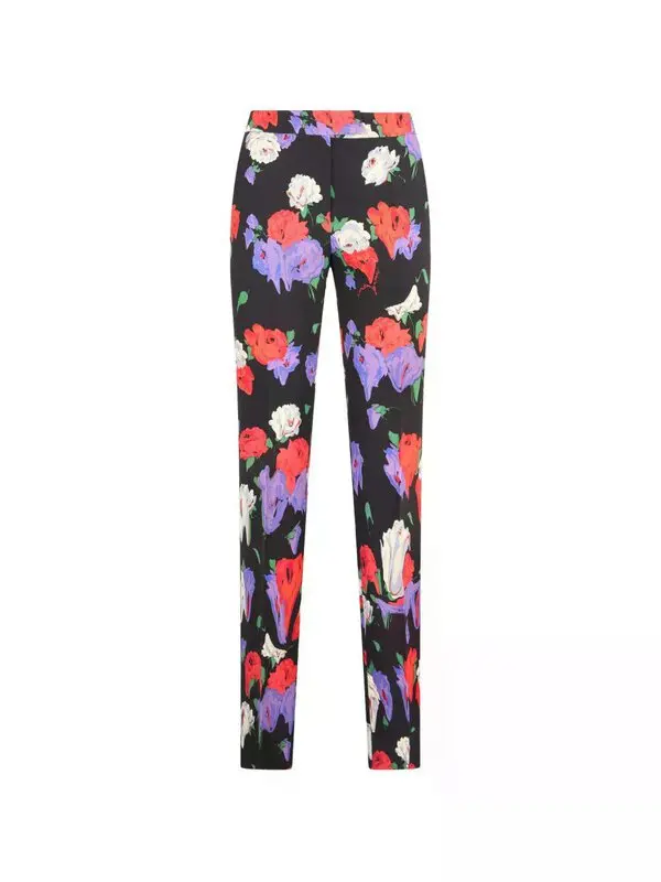 Moschino Floral-print Trousers