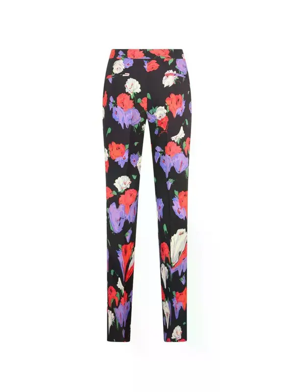 Moschino Floral-print Trousers