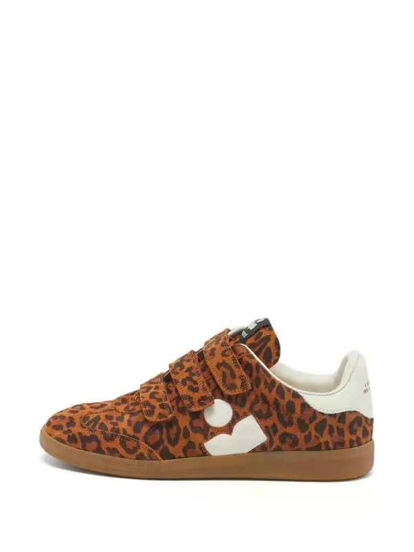 ISABEL MARANT VINTAGE Beth Touch-strap Sneakers - Brown