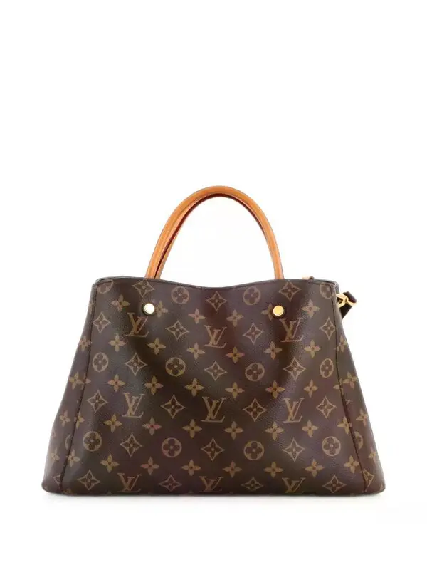 LOUIS VUITTON Montaigne Handbag Monogram Canvas Mm Tote Bag