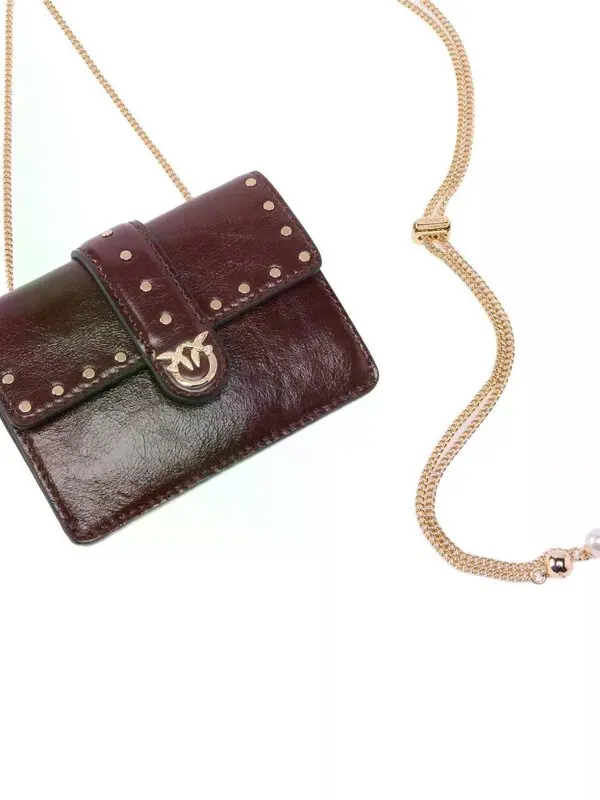 Pinko Love Birds Stud-embellished Mini Bag