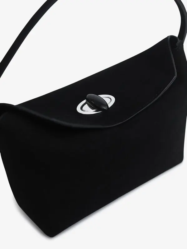 Christopher Esber Turnlock Suede Mini Bag