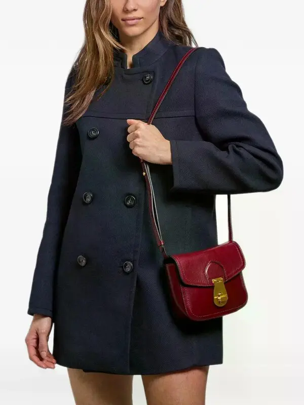 THE BRIDGE Buckle-detail Leather Mini Bag