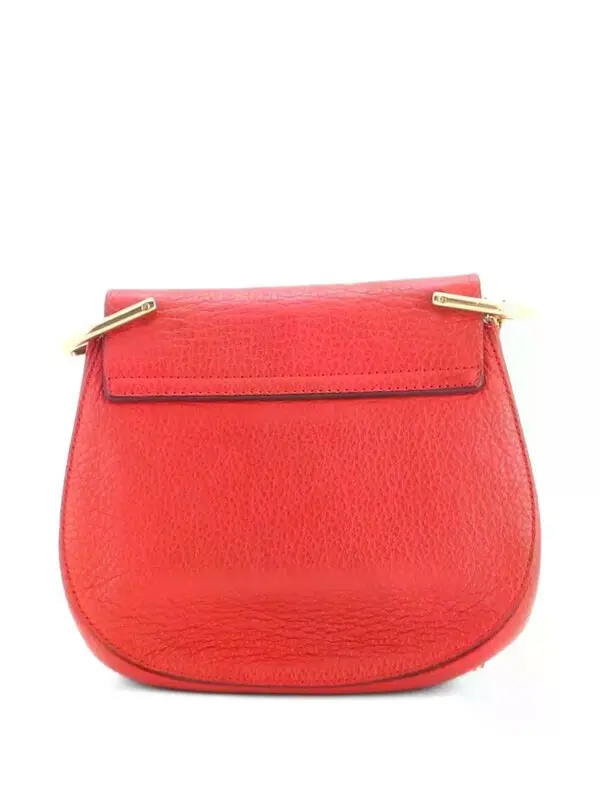 Chloé Drew Leather Mini Crossbody Bag - Red