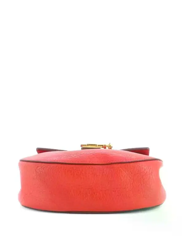Chloé Drew Leather Mini Crossbody Bag - Red