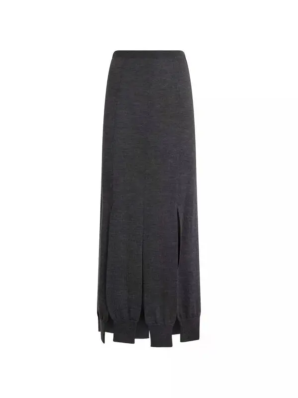 Moschino Slit-detail Maxi Skirt