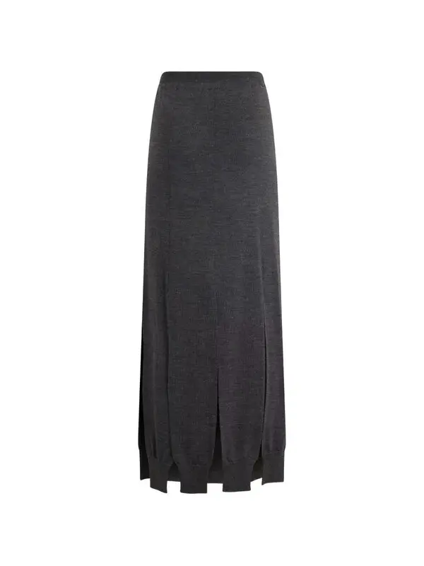 Moschino Slit-detail Maxi Skirt