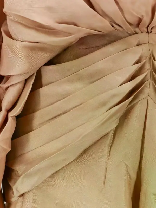 Zimmermann Valiant Draped Silk Midi Dress