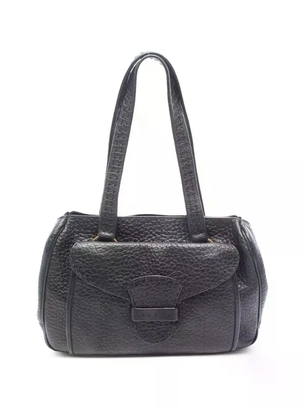 Prada 2000s Grained Leather Tote Bag