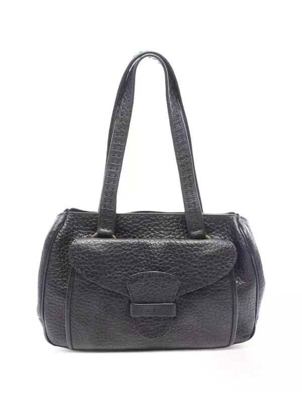 Prada 2000s Grained Leather Tote Bag