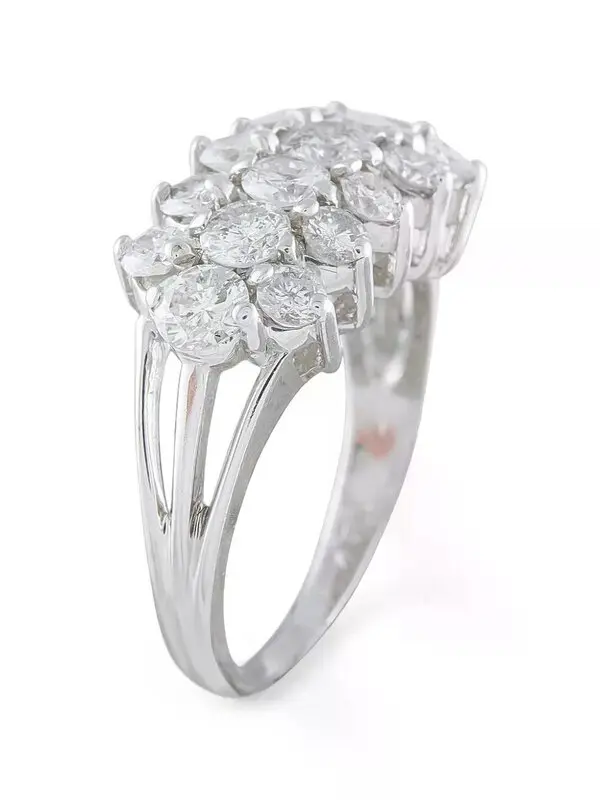 LB EXCLUSIVE Diamond Cluster Ring - Silver