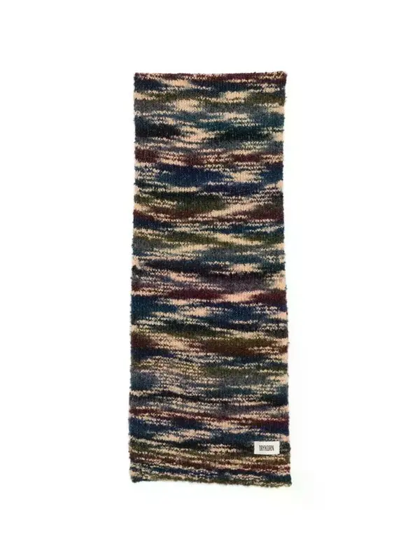 DRYKORN Cronica Space-dye Knitted Scarf - Blue