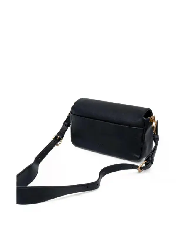 Pinko Love Birds Leather Shoulder Bag