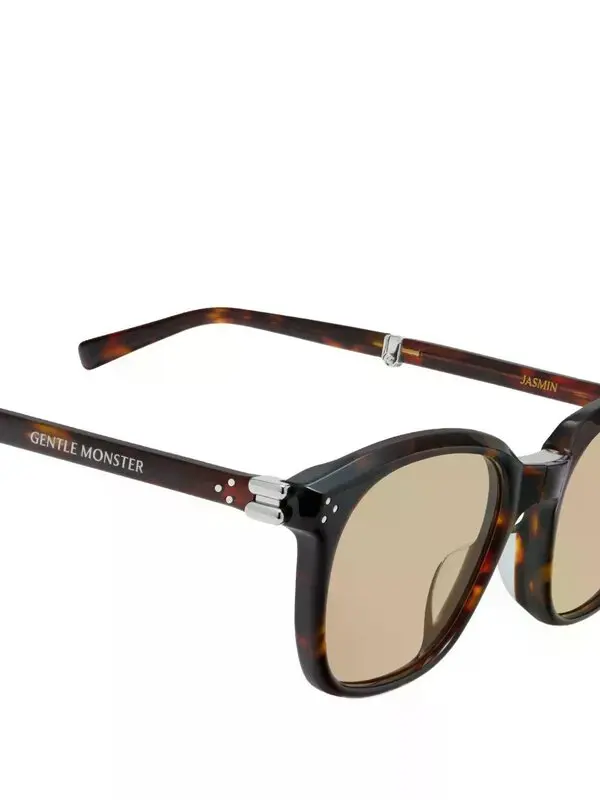 GENTLE MONSTER Jasmin Square-frame Sunglasses - Brown