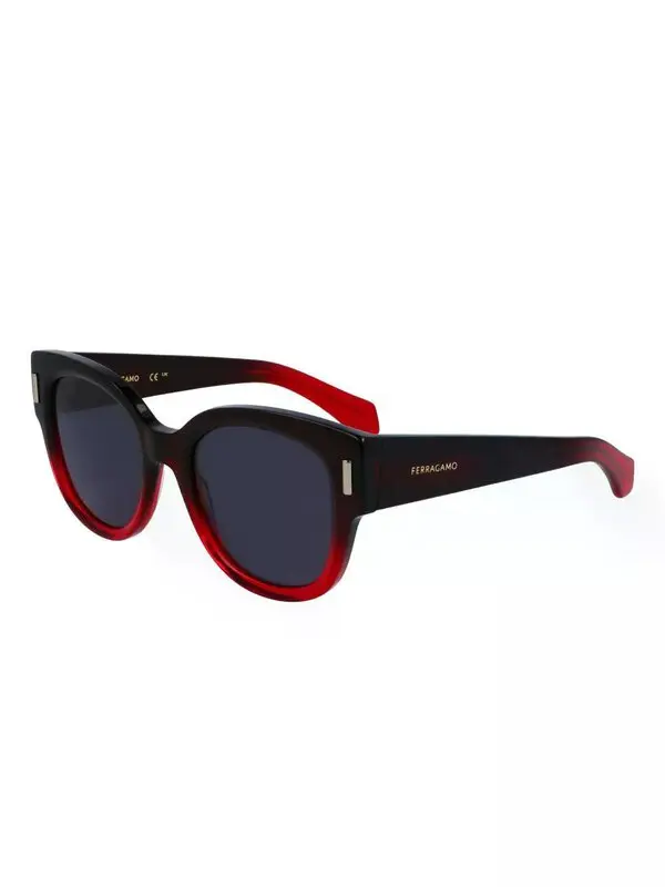 FERRAGAMO Round-frame Sunglasses - Black