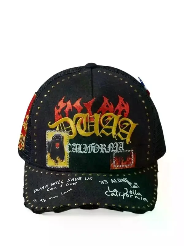 DUAA Stone Stud-embellished Cap