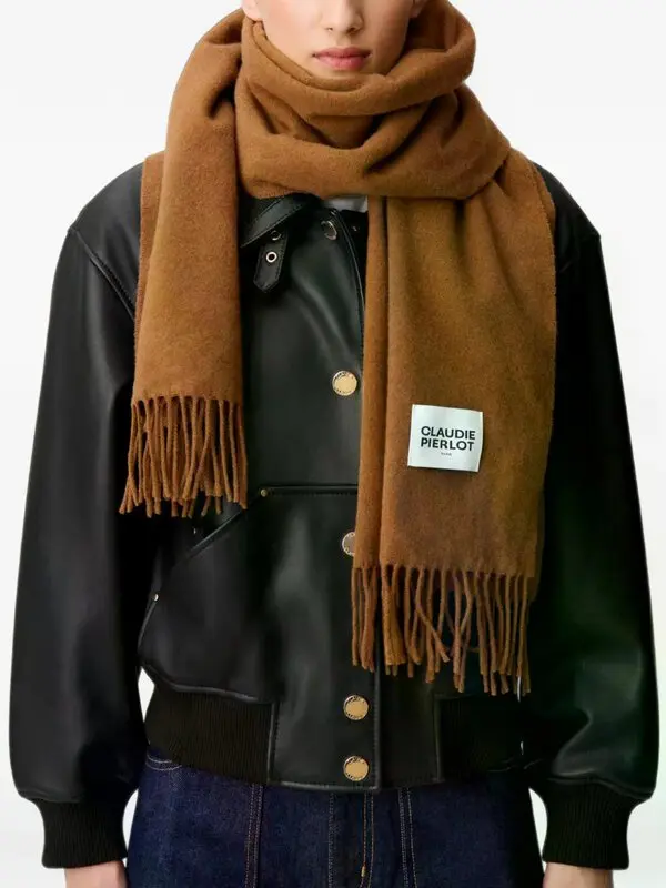 Claudie Pierlot Fringed-edge Scarf
